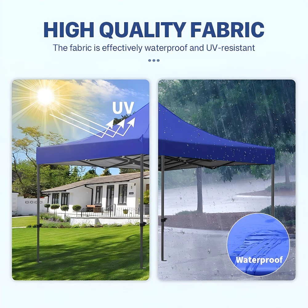 10x10Ft Roof Night Market Canopy Camping Tent Khemah Canopy Frame 10x10 ...