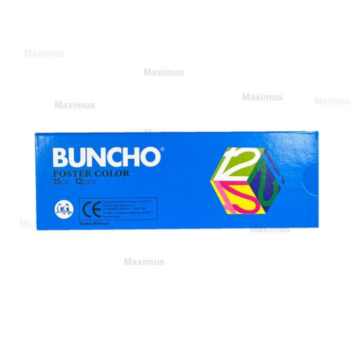 Buncho Poster Color 15cc 12 Colors | Shopee Malaysia