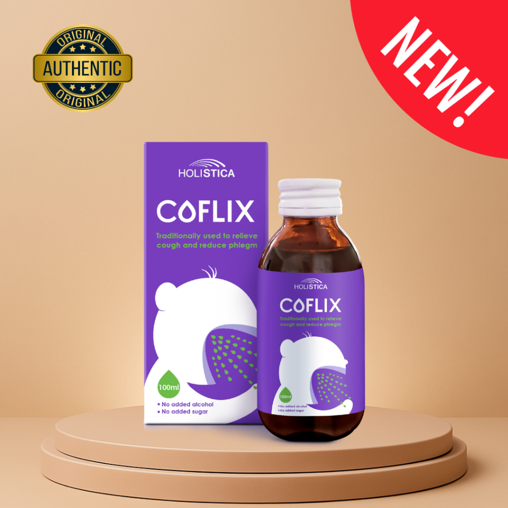 ELDON Holistica Coflix Cough Relief Syrup 100ml – Natural Soothing ...