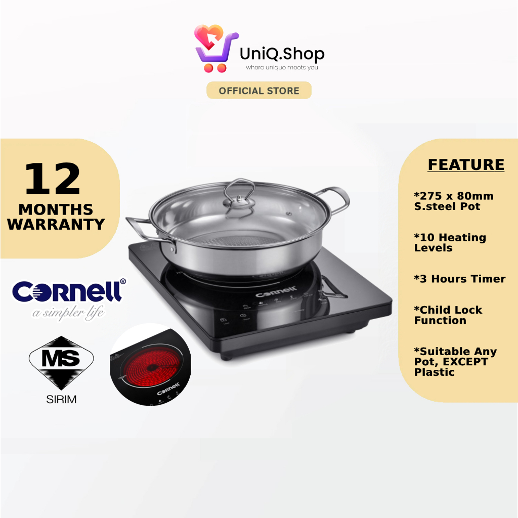 Cornell (FOR Multi Pot) 2000W Ceramic Cooker | CCC-2201X (Multi Hot Pot ...