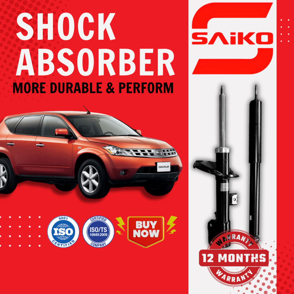 SAIKO ORIGINAL - Nissan Murano Z50 - Shock Absorber Front & Rear ...