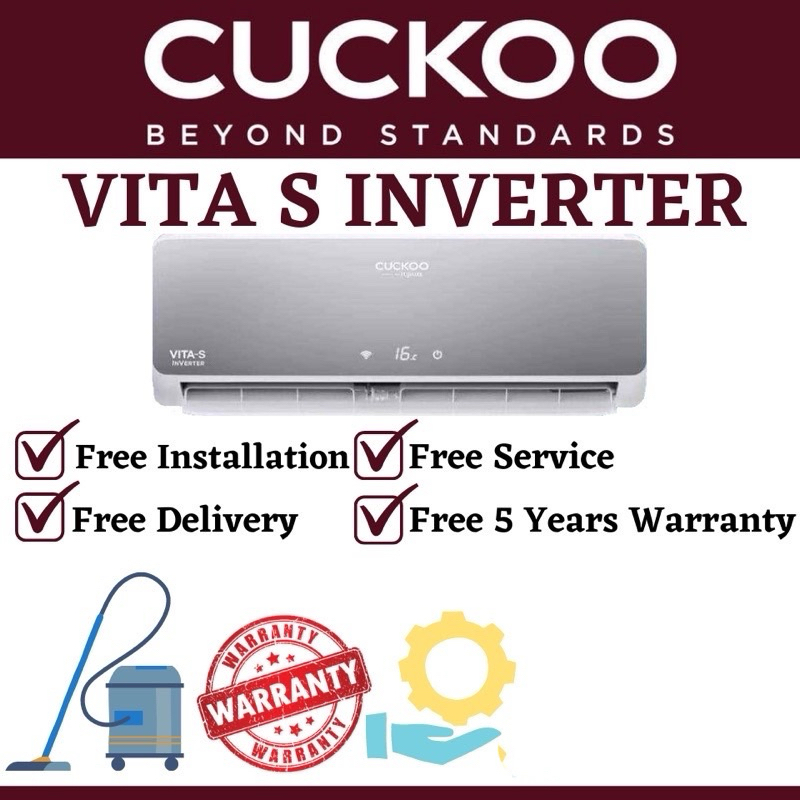 AIRCOND INVERTER CUCKOO FREE INSTALLATION | Shopee Malaysia