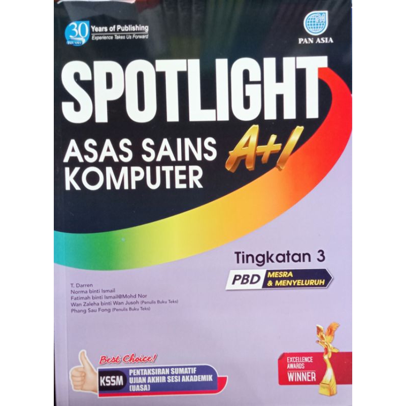 SPOTLIGHT ASAS SAINS KOMPUTER TINGKATAN 3 KSSM | Shopee Malaysia