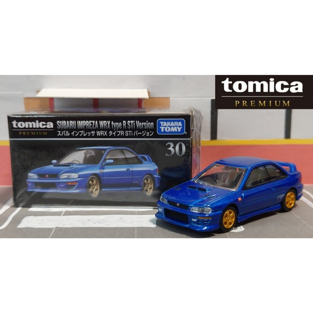 Tomica Premium 30 Subaru Impreza WRX Type R STI Version Rare Miniature ...