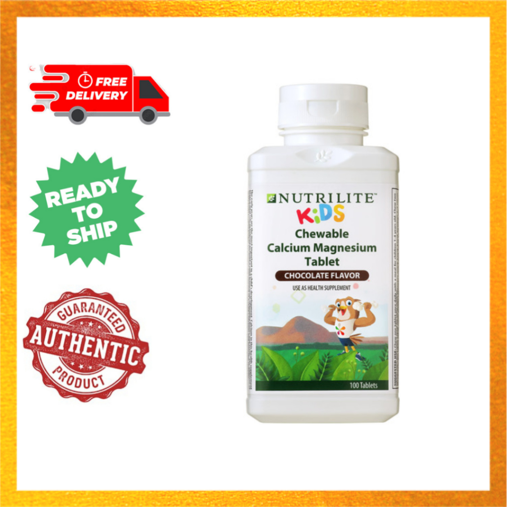 Nutrilite Kids Chewable Calcium Magnesium Tablet - 100 tab | Shopee ...