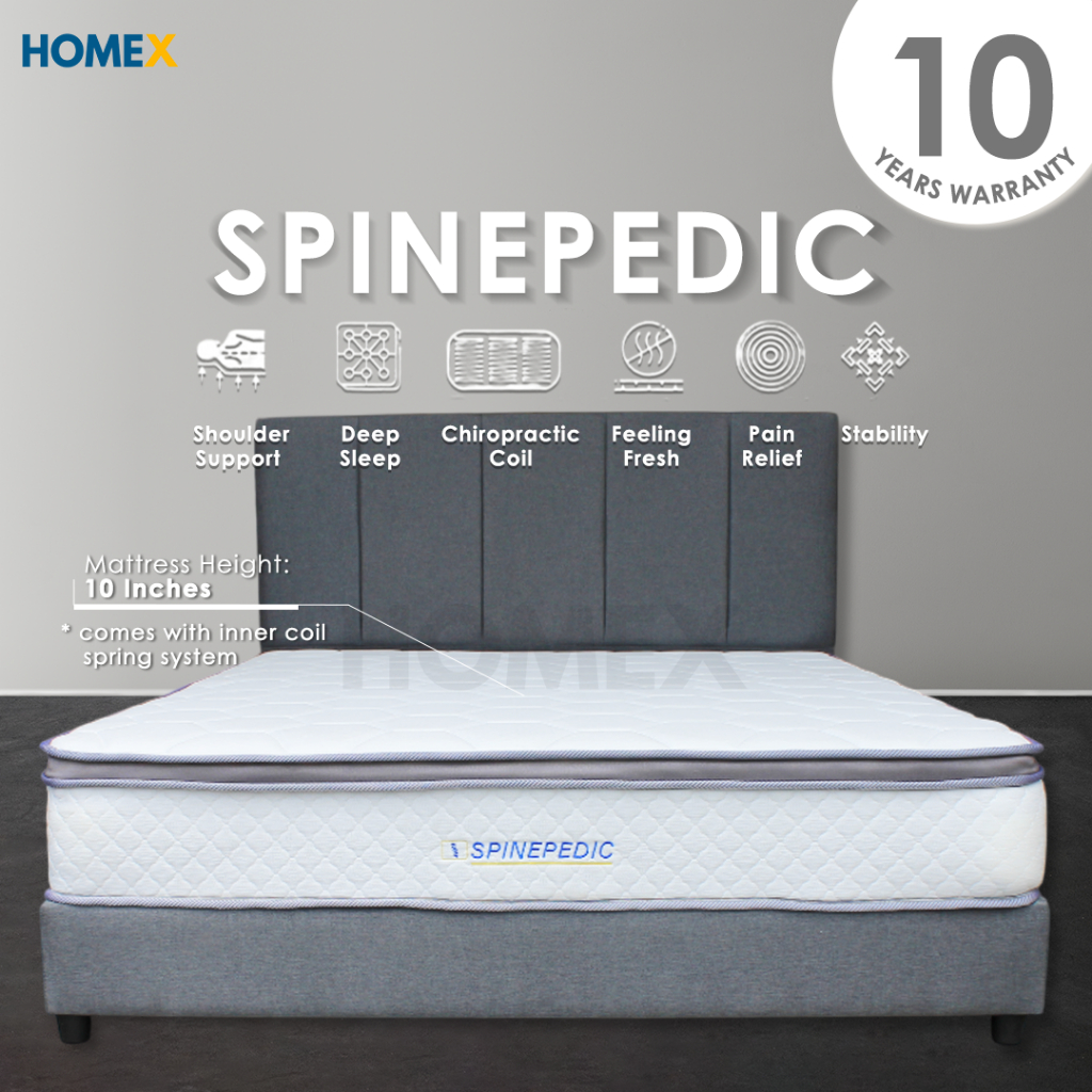 READY STOCK HOMEX Single Tilam Queen Mattress Bujang Spring Back ...