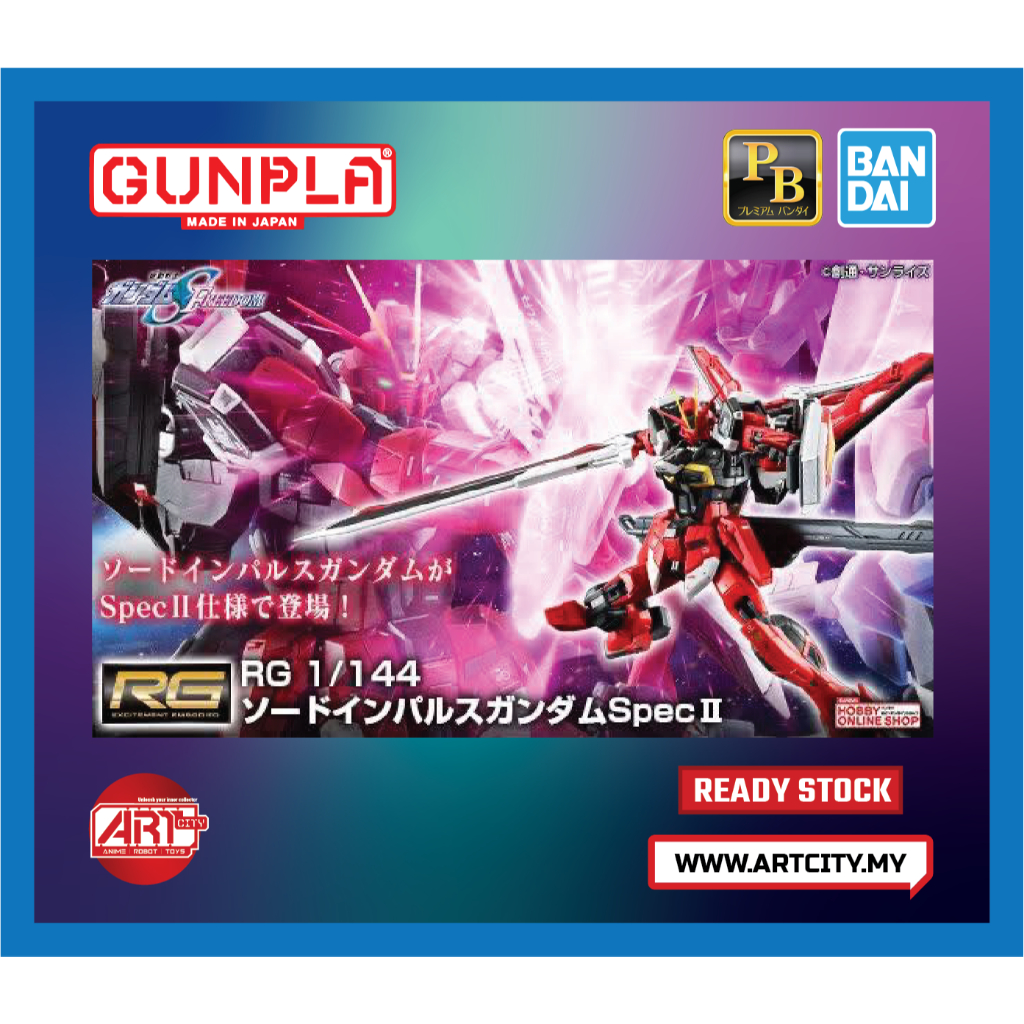 (READY STOCK) P-Bandai RG - Sword Impulse Gundam Spec II - Gundam Seed ...