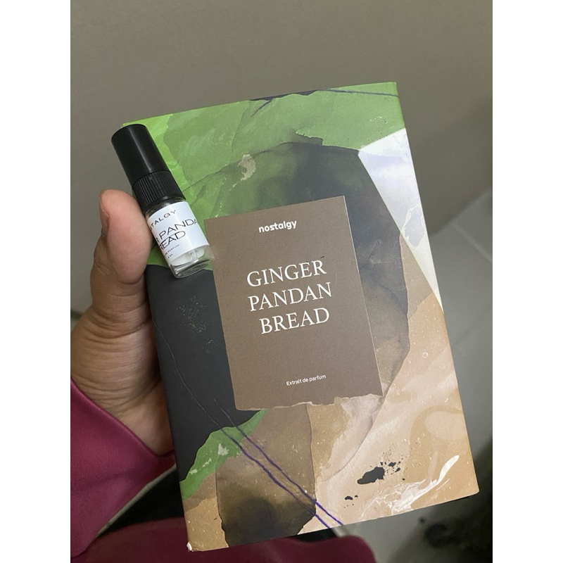 SAMPLE SIZE PERFUME : NOSTALGY GINGER PANDAN BREAD | Shopee Malaysia
