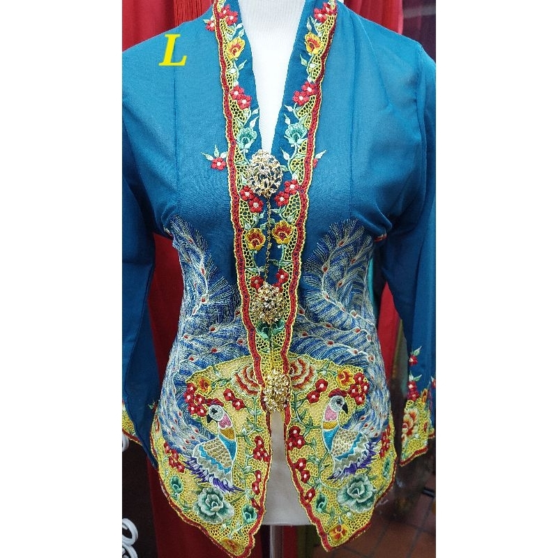 Kebaya Sulam Nyonya Embroidery Traditional Hand Made Special Design ...