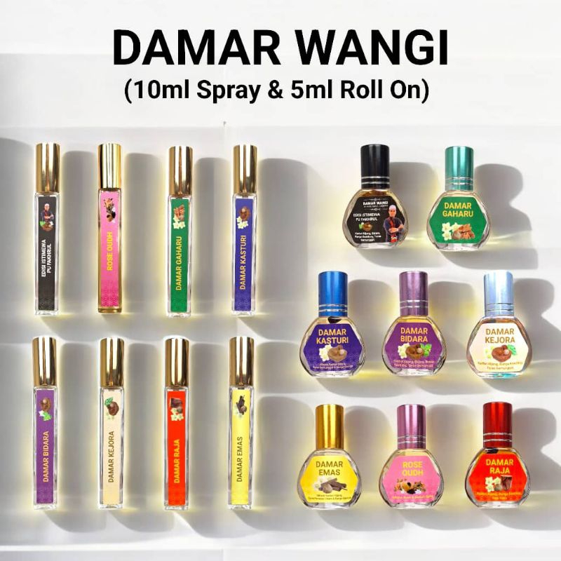 DAMAR WANGI 10ML (spray) & 5ml ( roll on) boleh mix. | Shopee Malaysia