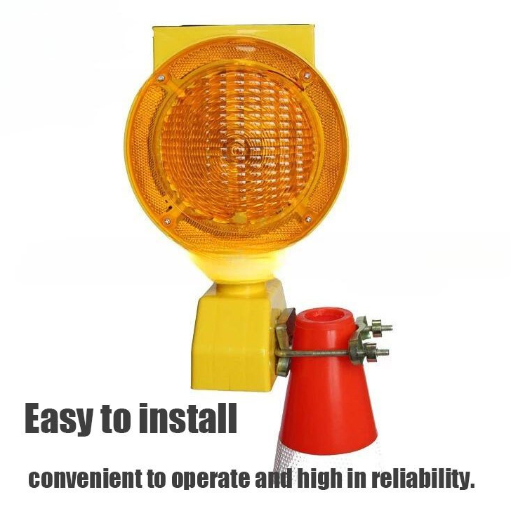 Construction solar blinker solar flashing light roadside light hazard ...