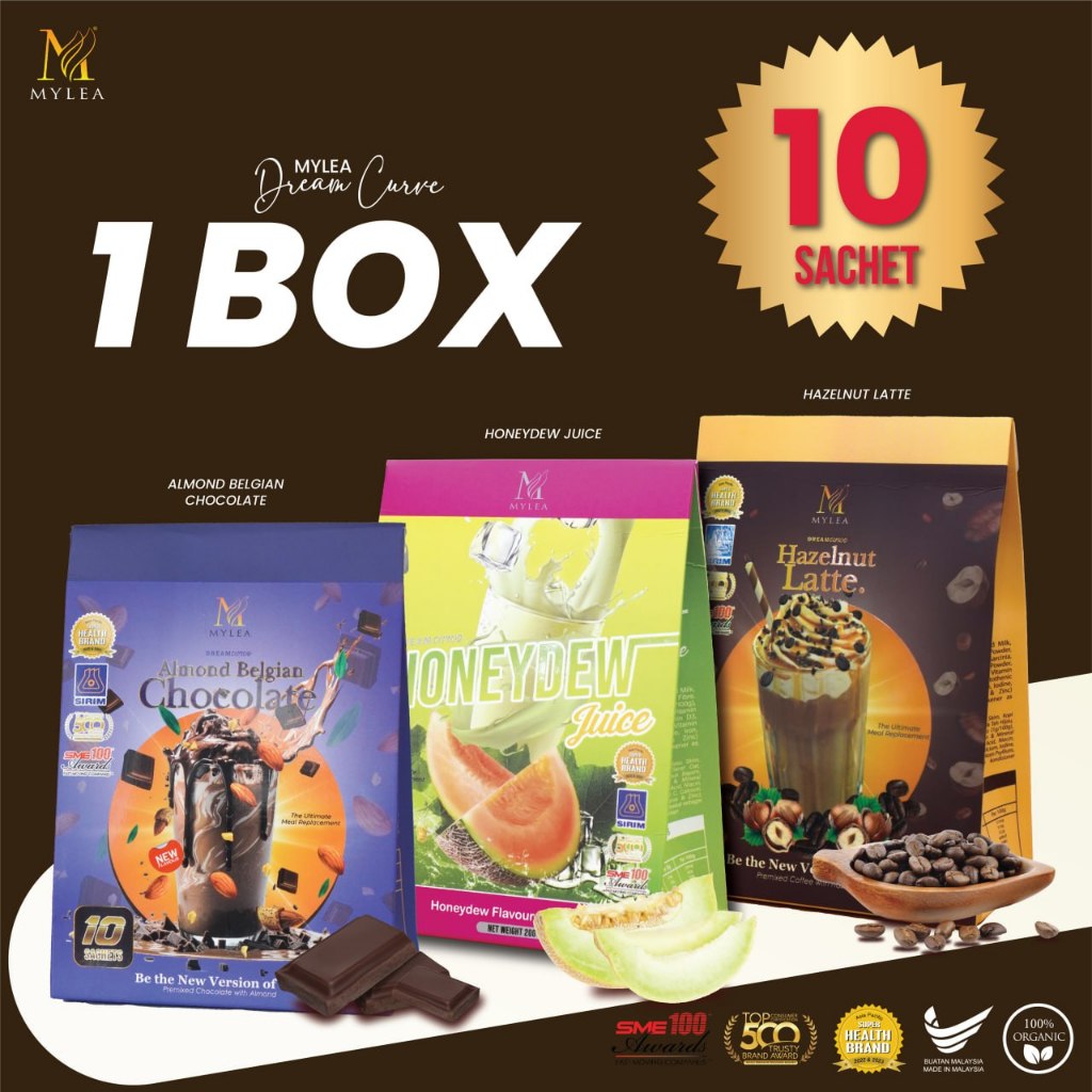 Mylea Dream 1 Box Chocolate, Hazelnut Latte & Honeydew | Shopee Malaysia