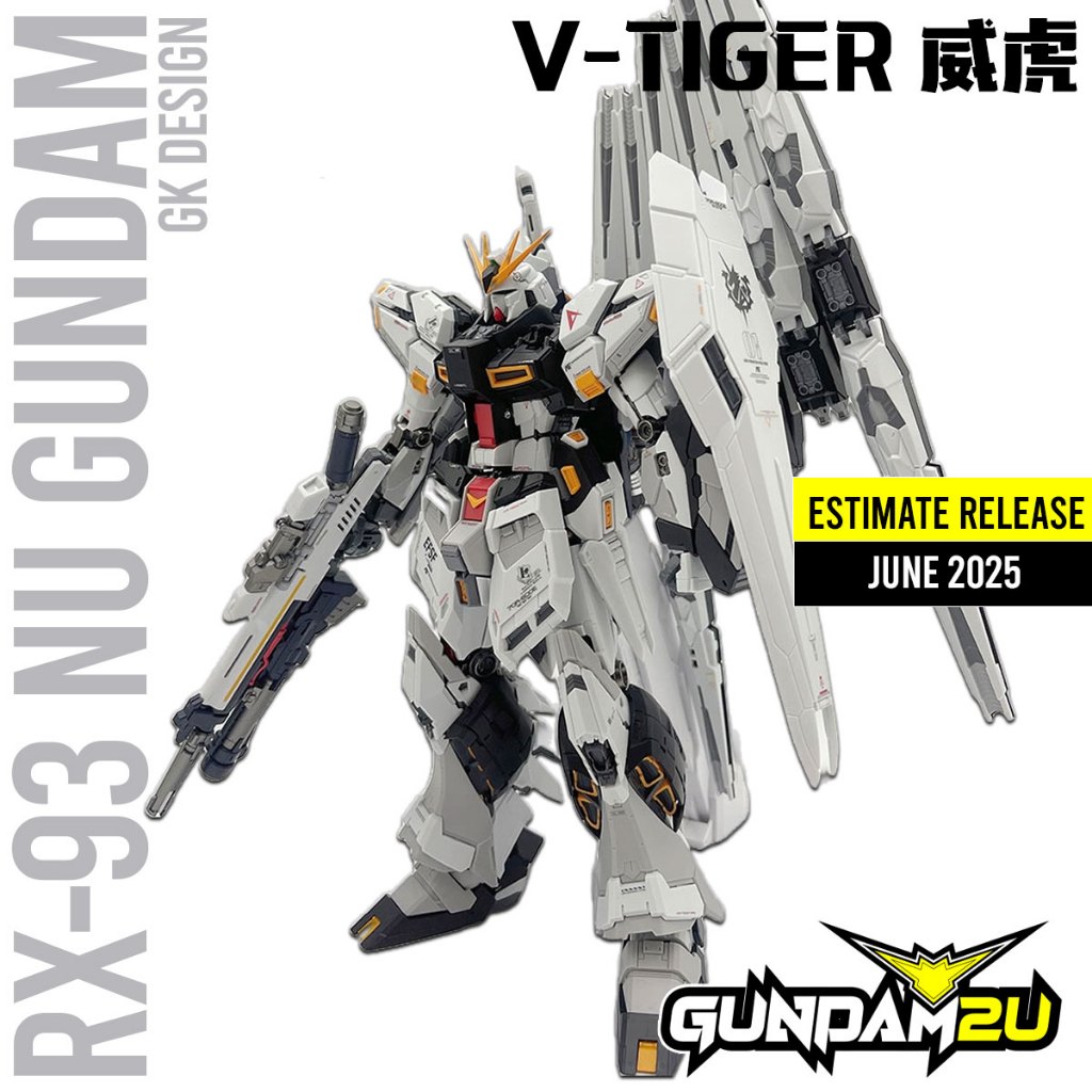 [PREORDER] V-TIGER MG 1/100 RX-93 Nu Gundam GK Design - Metal + Plastic ...