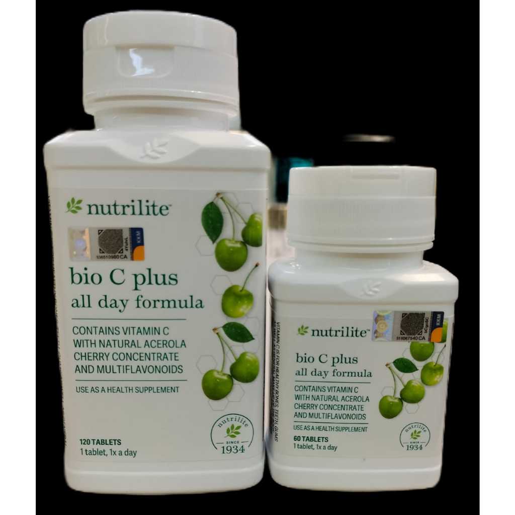 💯ORIGINAL AMWAY --- Nutrilite Bio C Plus All Day Formula - (60 tab ...