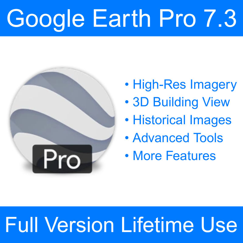 Google Earth Pro v7.3 for Win | High-Res Imagery & 3D building ...