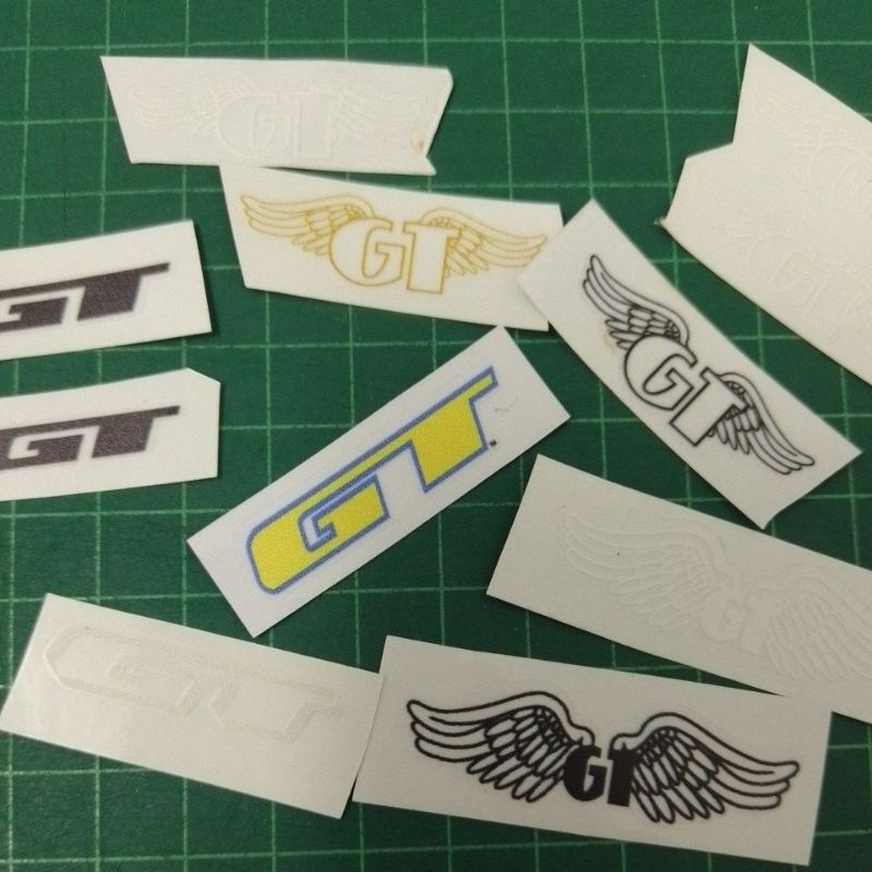 BMX GT Decorative Decals for Seat Clamp, Hub, Stem, Pedal and Chainring ...