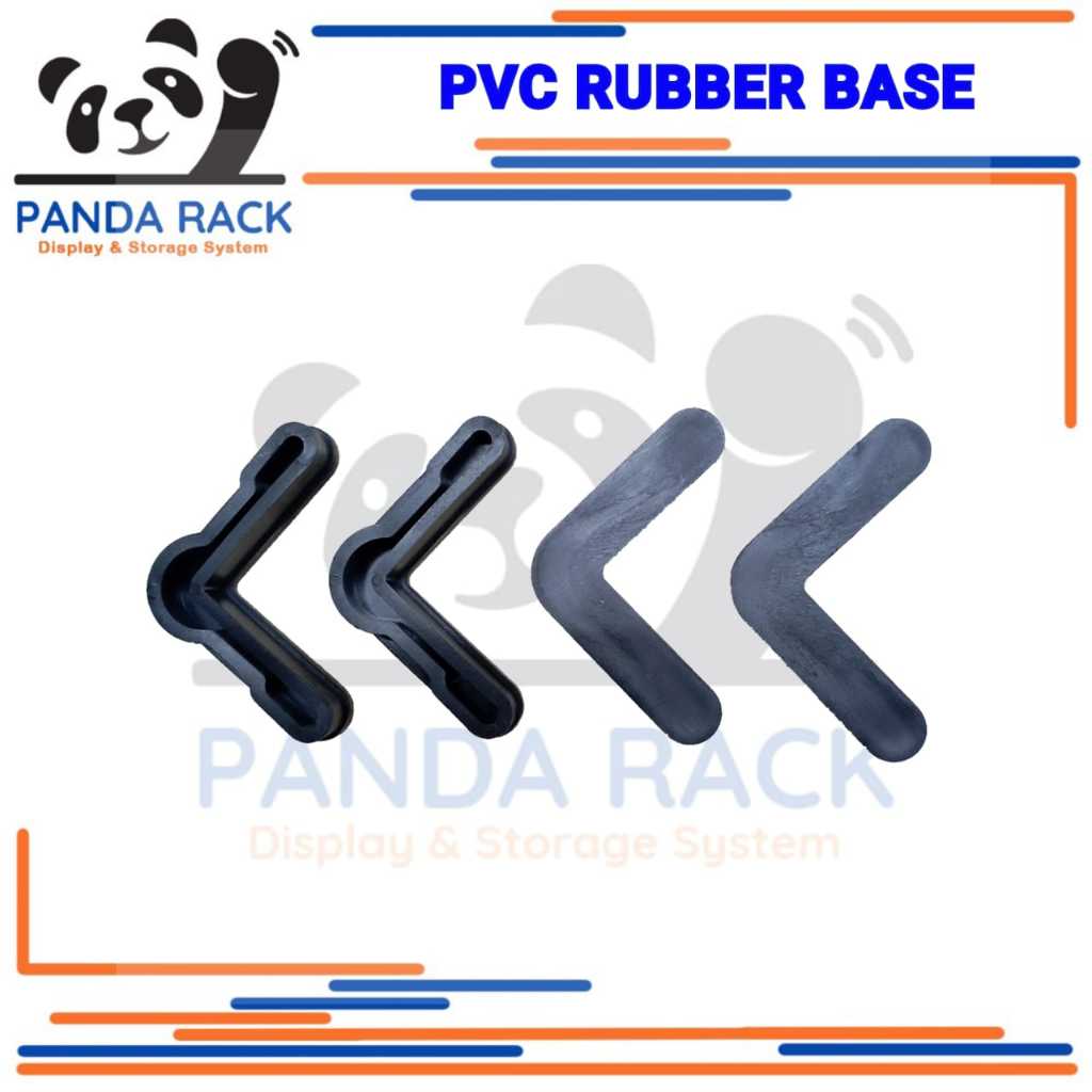 PVC Rubber Base For Bolttless Rack Based To Prevent ( 1 SET 4 PCS ...