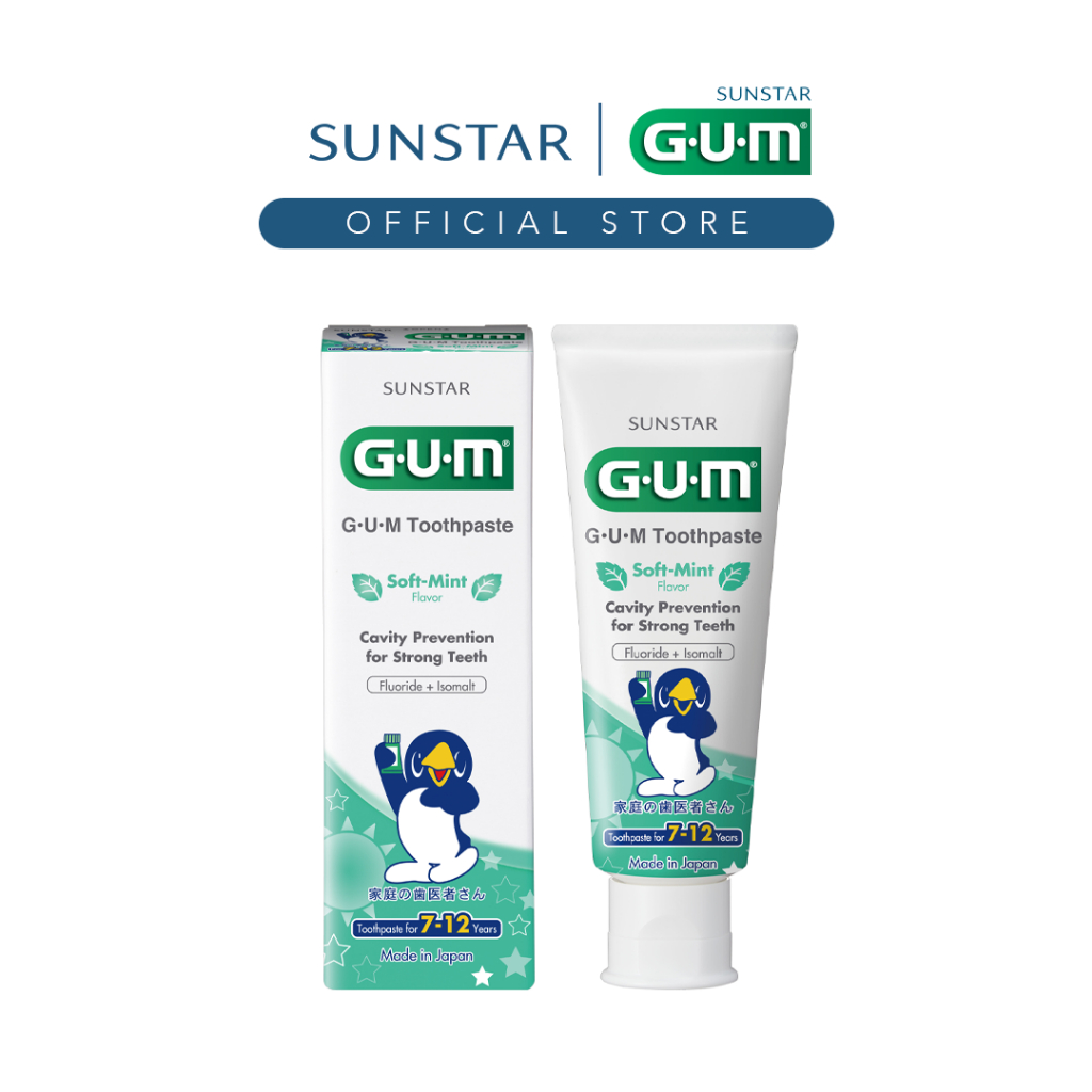 GUM Kids Toothpaste for 7-12 Years - Mint Flavour (70g) | Shopee Malaysia