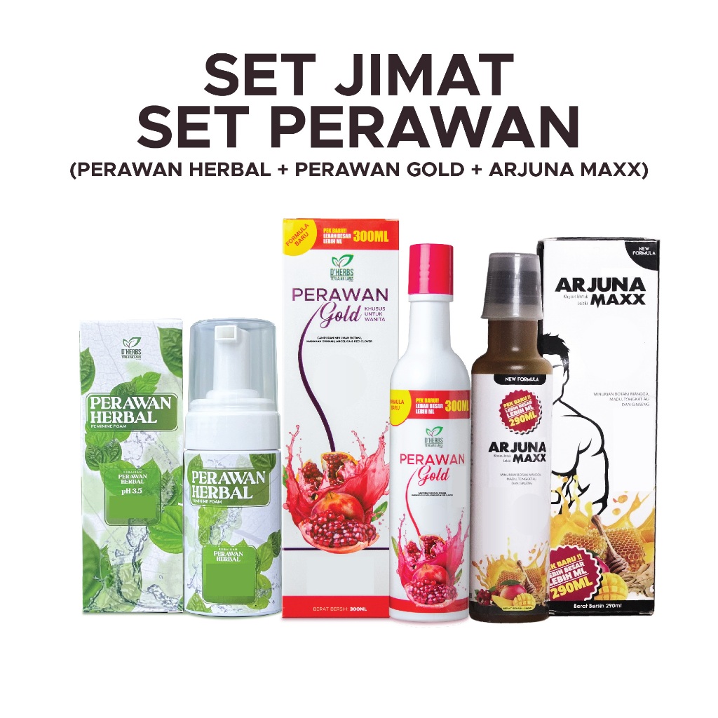 DHERBS Set Perawan Set Jimat | Shopee Malaysia