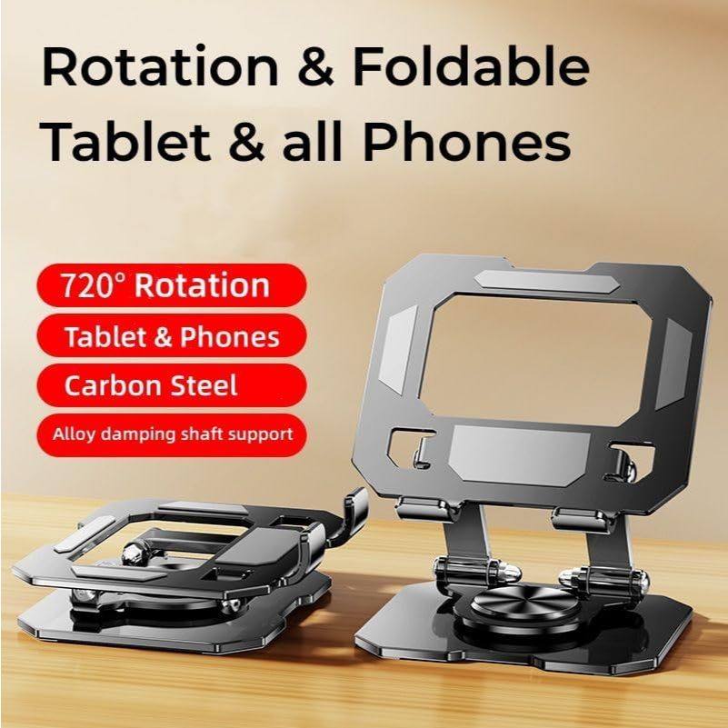 Foldable Tablet Stand Adjustable Height Ergonomic Foldable Tablet ...