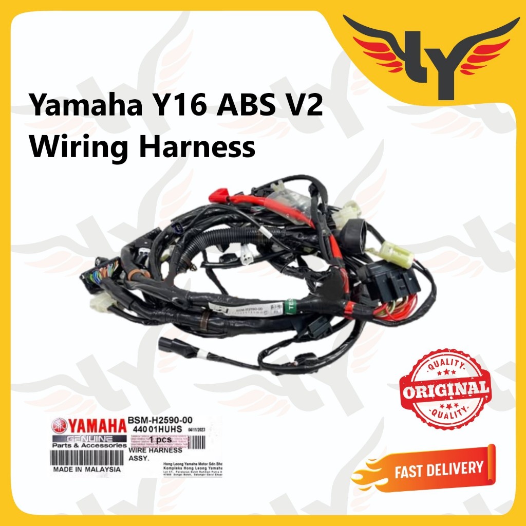 Yamaha Y16 ABS V2 Wire Wiring Harness Assy Wiring Set - BSM-H2590-00 ...