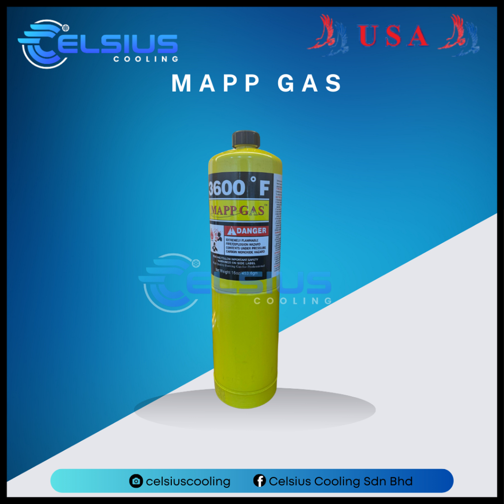 USA Mapp Gas 3600'F / Map Gas / Welding Gas (16oz/453.6g) | Shopee Malaysia