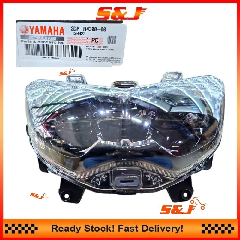 ORIGINAL YAMAHA NMAX 155 V1 N-MAX 155 N MAX V1 LED HEAD LAMP ASSY LAMPU ...