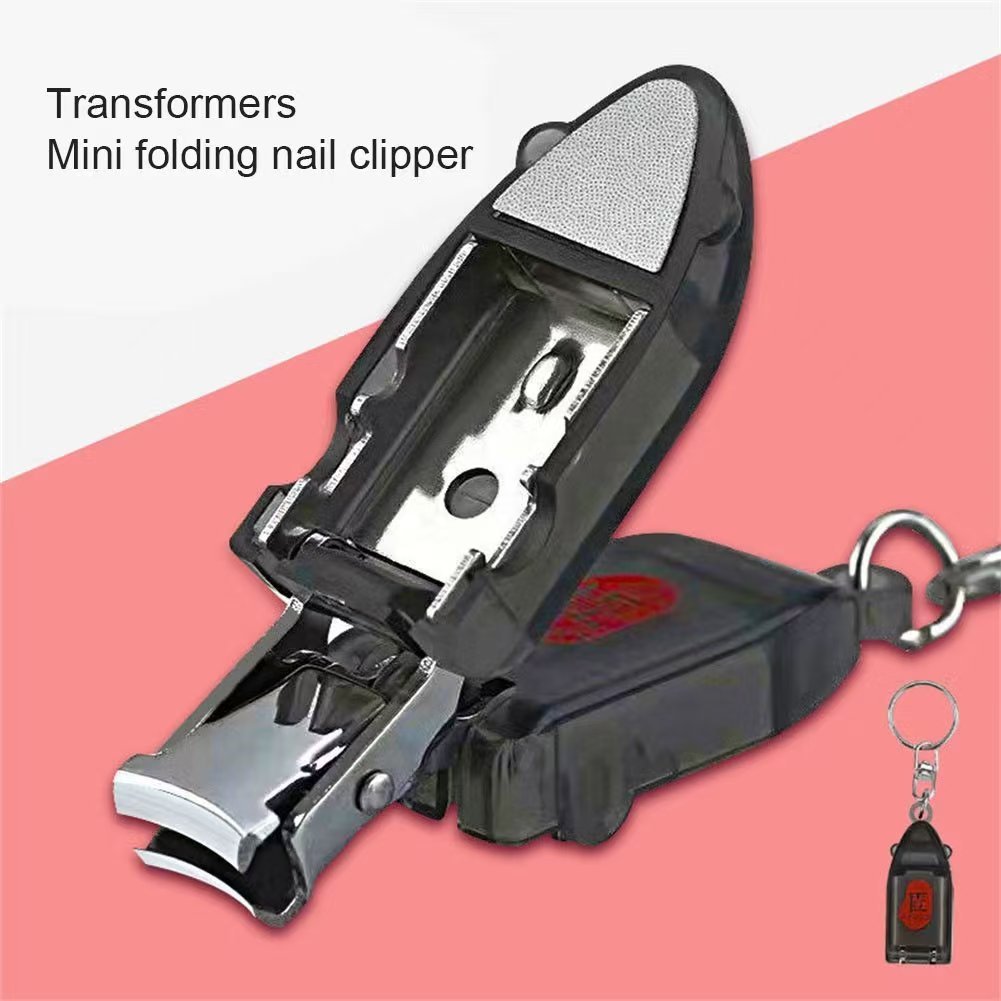 Mini Folding Keychain Nail Clippers Portable Stainless Steel Nail ...