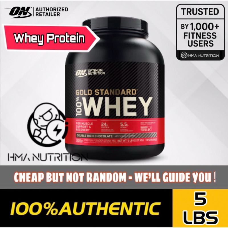 Optimum Nutrition Gold Standard Whey (5LBS) ON Gold Standard Whey ...