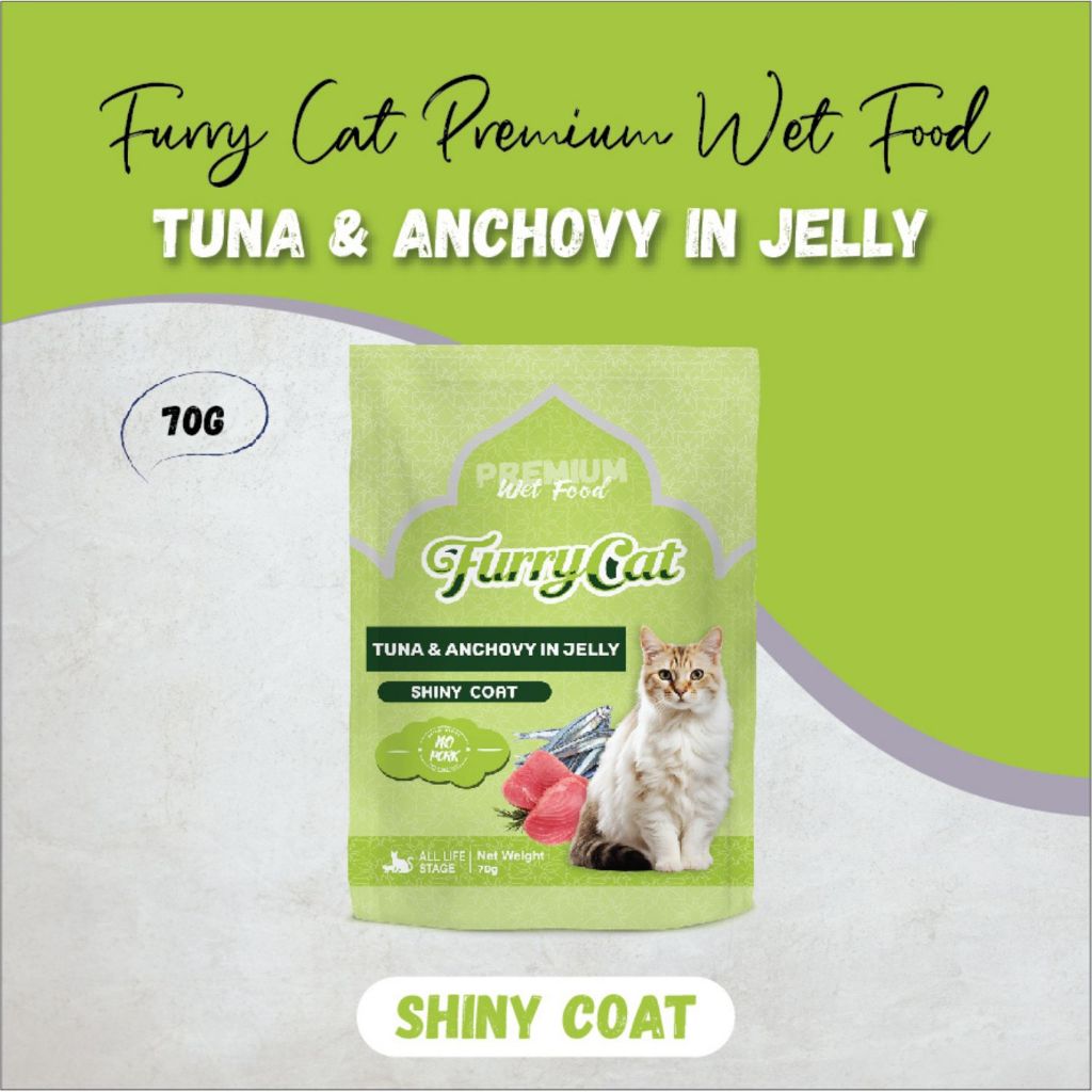 Furry Cat Wet Food Pouch (70g) /ALL LIFE STAGE CATS/ CAT TREAT/ CAT ...