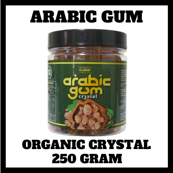 ARABIC GUM KRISTAL AL JABBAR 250G GETAH ARAB ASLI GRED PREMIUM | Shopee ...