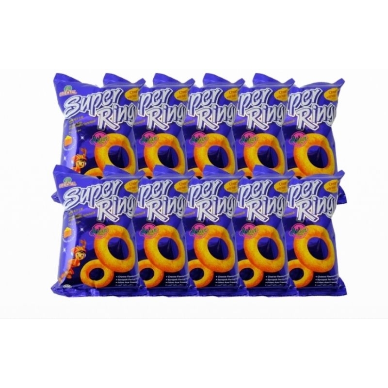 [READY STOCK] Super Ring Cheese Snack Viral - Mini Pack 14g (30 pcs ...