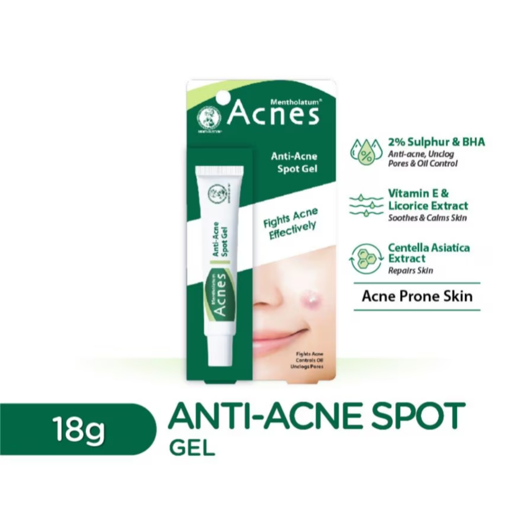 ACNES ANTI-ACNE SPOT GEL 18G | Fight Acne | Controls Oil | Unclog Pores ...
