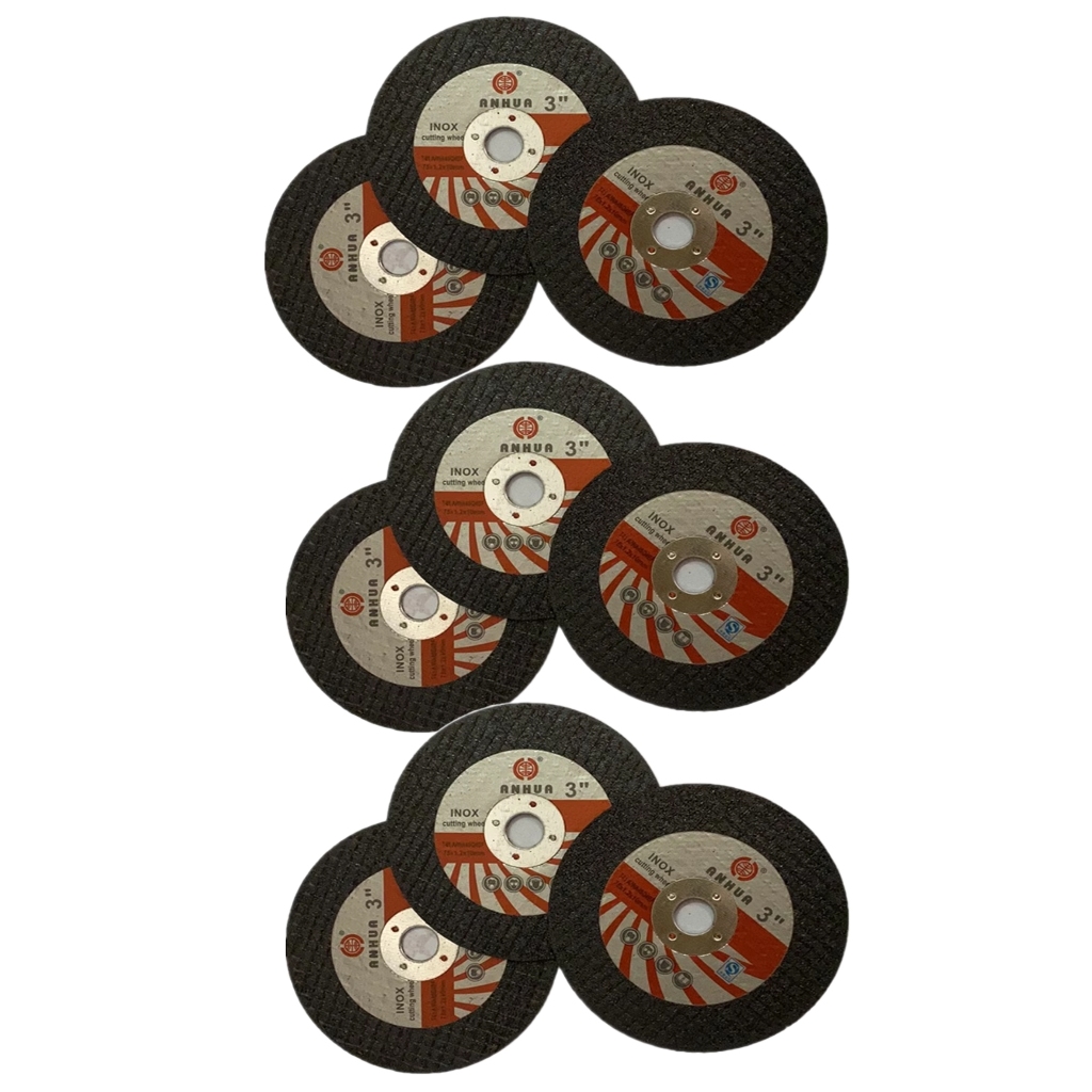10Pcs 3 Inches Round Mini Grinding Wheel Metal Cutting Disc For Brazing ...
