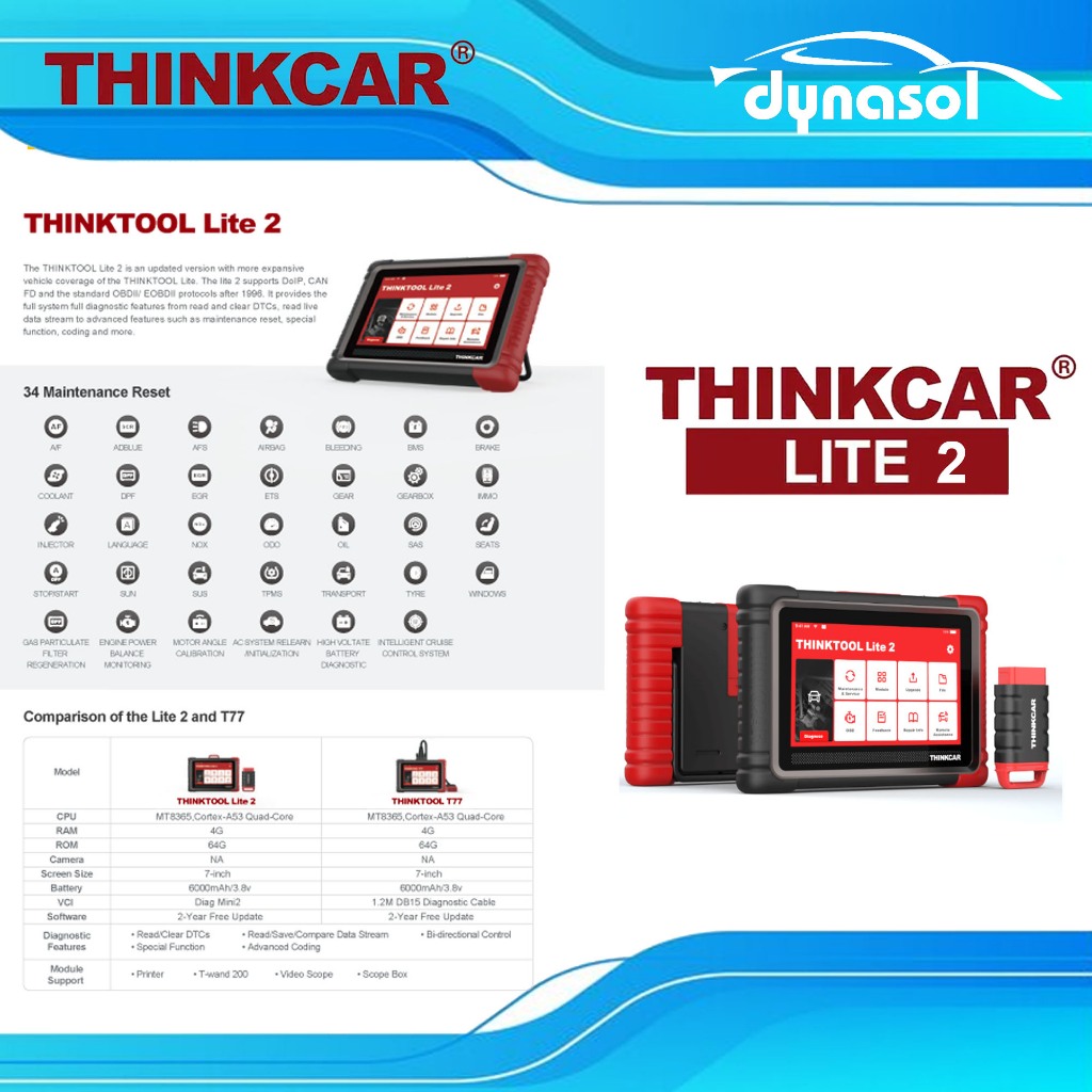 THINK CAR THINKTOOL Lite 2 OBD Diagnostic Device | Shopee Malaysia