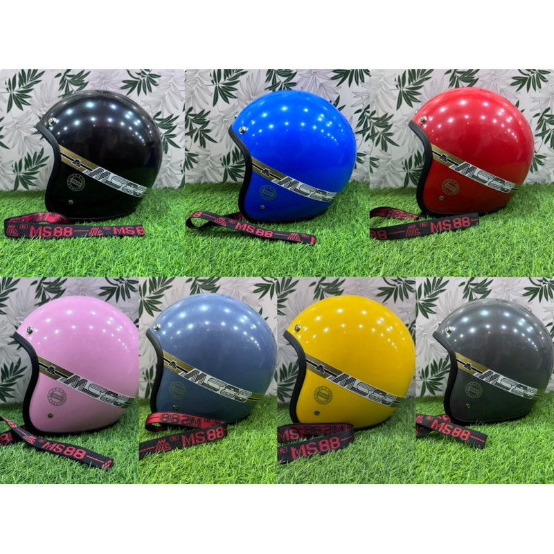 (MS88 ) Ready stock MS88 Helmet Red / White / Black / Blue (Tali ...