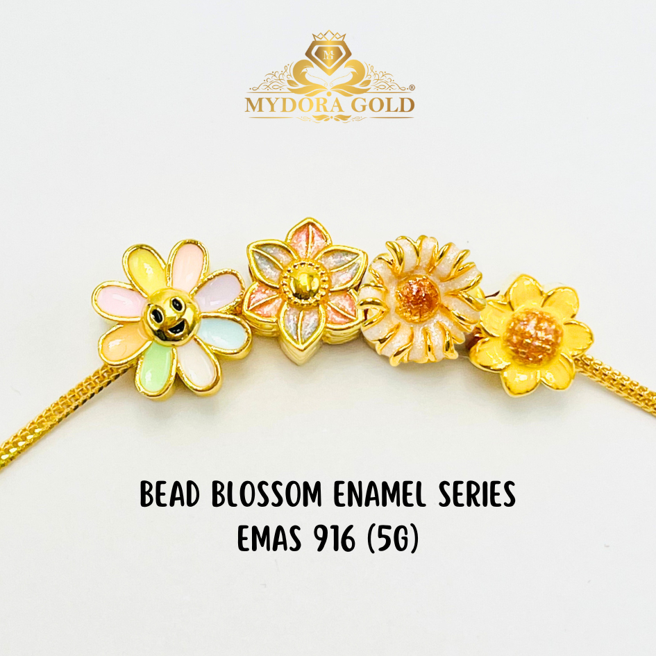 MYDORA Bead Blossom Enamel Series (5G) | EMAS 916/22k | Shopee Malaysia