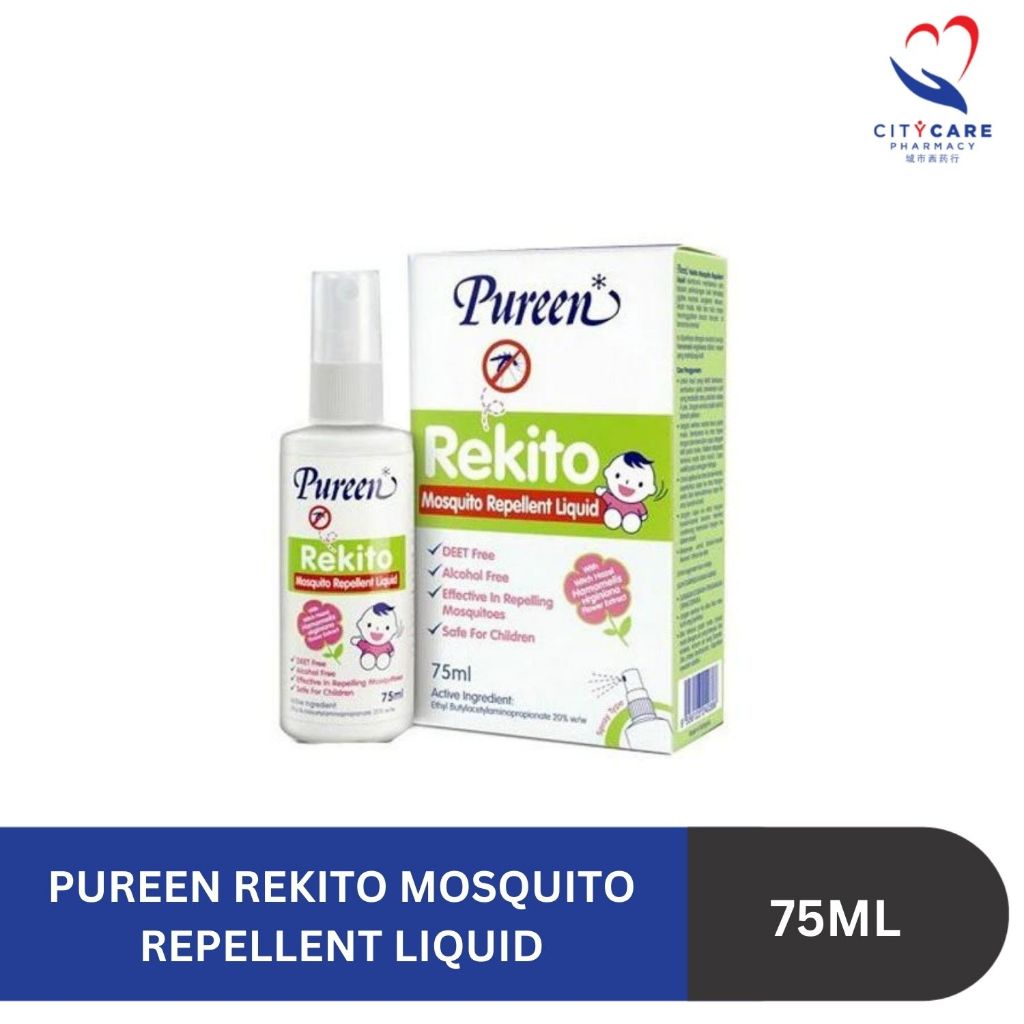EXP 10/2026 PUREEN REKITO MOSQUITO REPELLENT LIQUID SPRAY (75ML ...