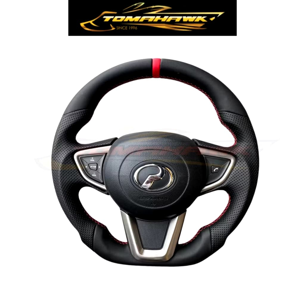Perodua Myvi 2018 - 2021 Carbon Steering \Leather Steering | Shopee ...