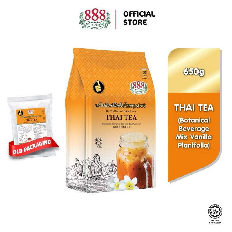 888 Instant 3 in 1 THAI Tea Original (650g) exp 2025 | Shopee Malaysia