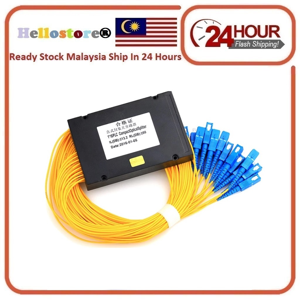 Fiber Optic 1X16 Coupler UPC Splitter with SC/UPC APC Connector 1m SC ...