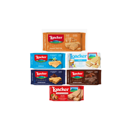 Loacker Wafer Assorted Flavors 45g | Shopee Malaysia