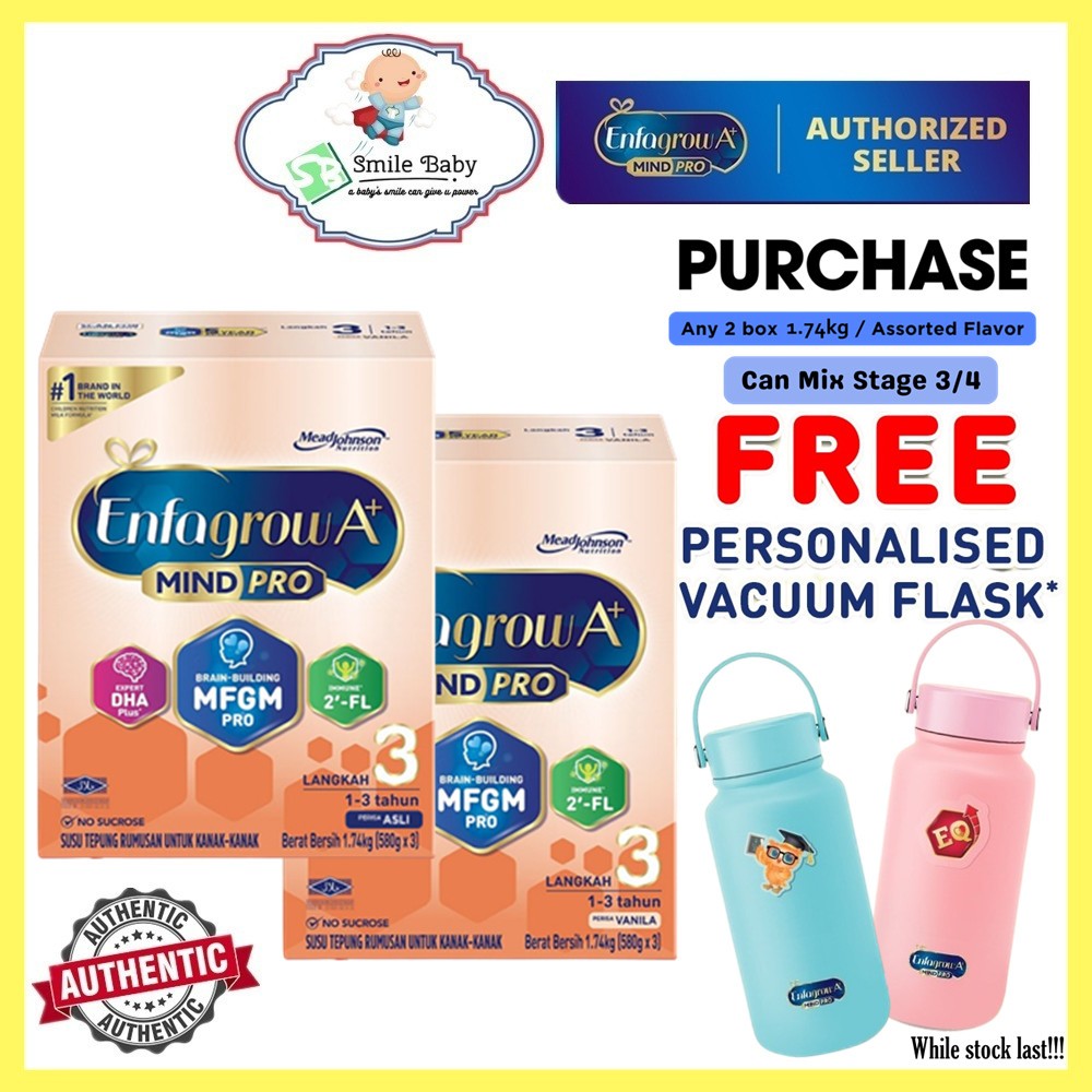 Enfagrow A+ MindPro Step 3 Original / Vanilla - 1.74kg (Milk Formula) 1 ...