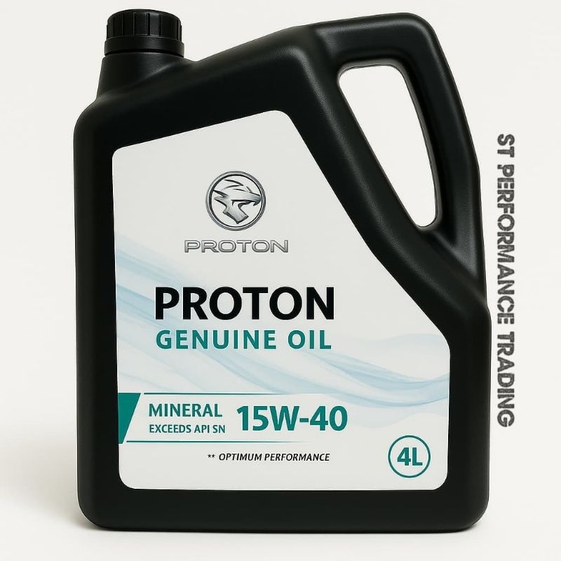 Proton Engine Oil 15W40 Mineral (4 Liter) For Toyota , Honda , Perodua ...