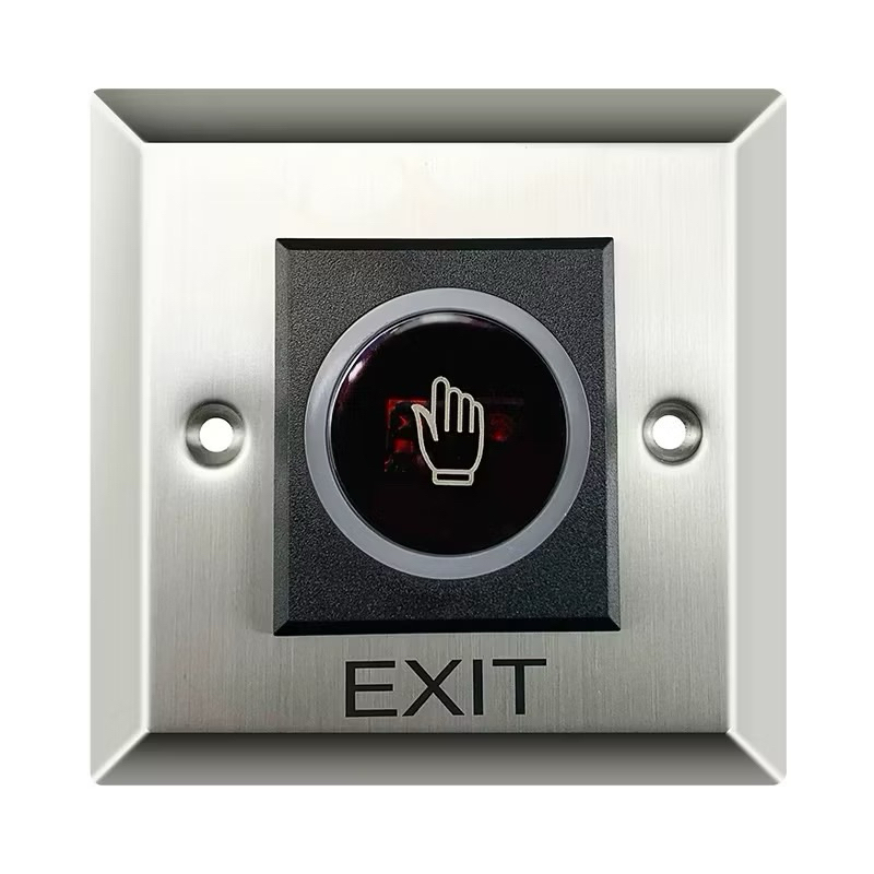 Butang tekan Exit Button for door access system No touch switch Hand ...