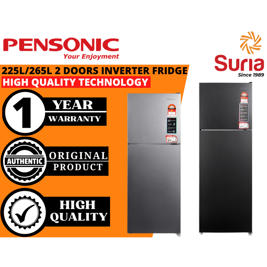 (Free Delivery Kedah,Penang & Perlis)Pensonic 225L/265L 2 Door ...