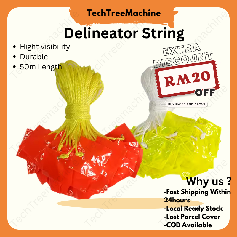 Delineator String High Visibility Yellow Orange Reflective Reflector ...