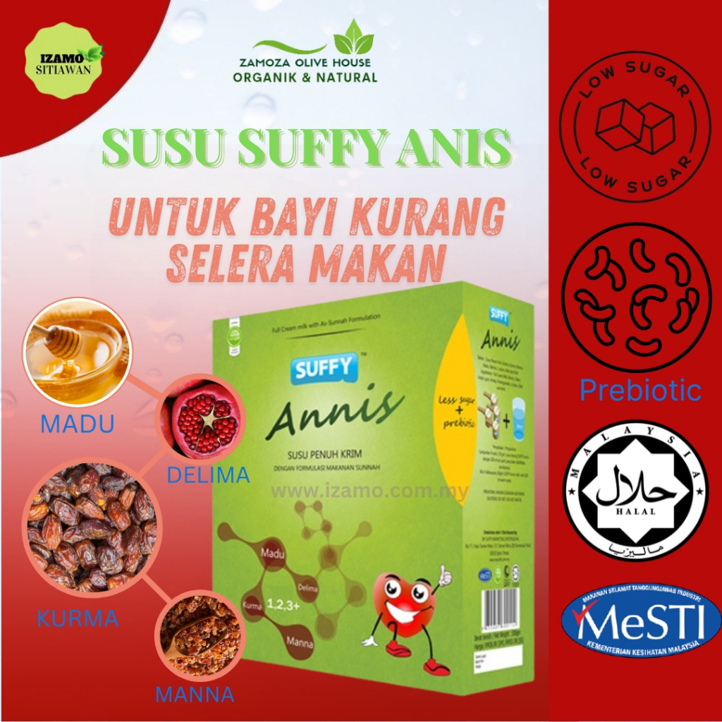 SUSU SUFFY ANIS 500G- Susu Berkhasiat Kaya Dengan Madu, Delima dan ...