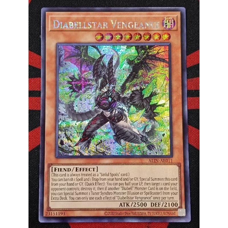 YUGIOH KONAMI ALIN-AE011 ALIN-JP011 Diabellstar the Sin Adjudicator (UR /UTR/SCR) | Shopee Malaysia