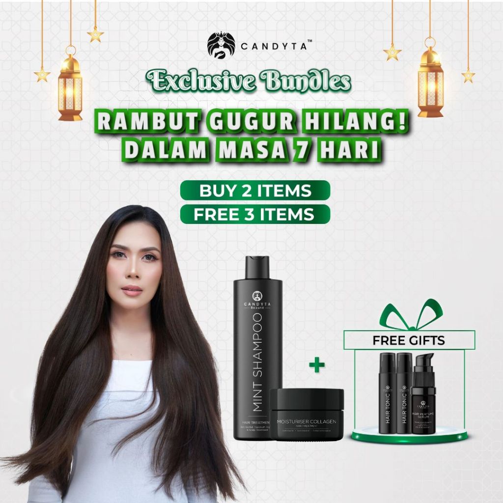 EXCLUSIVE BUNDLES SHAMPOO CANDYTA COMBO 5 ITEM | EIRA SYAZIRA SHAMPOO ...